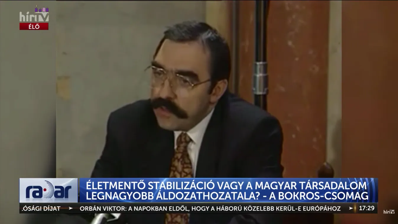 Bokros-csomag: 30 éve történt - HírTv